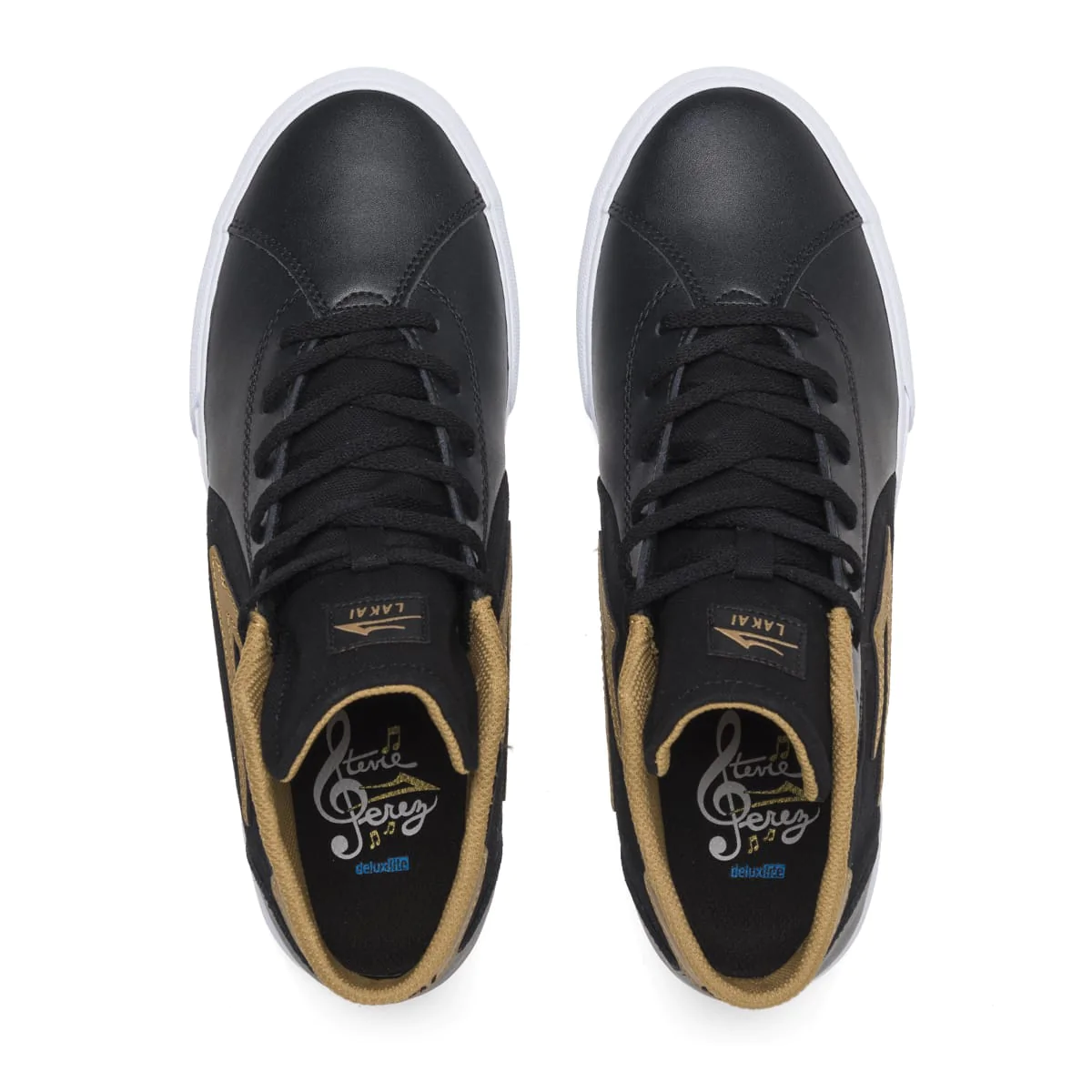 LAKAI SKATE SHOES: FLACO II MID (Black Tobacco Leather) – Wight Trash World